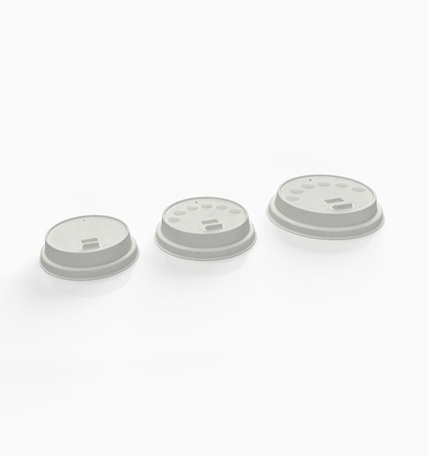 MOLDED PULP LIDS FOR COLD DRINK CUPS - Useo